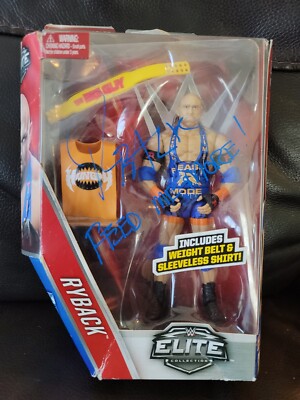 Ryback WWE Mattel Elite Series 41 Action Figure New Signed Autographed ...