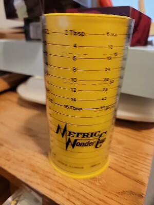 Vintage Pampered Chef Wonder Cup Adjustable Slide Metric 2 Cup ...