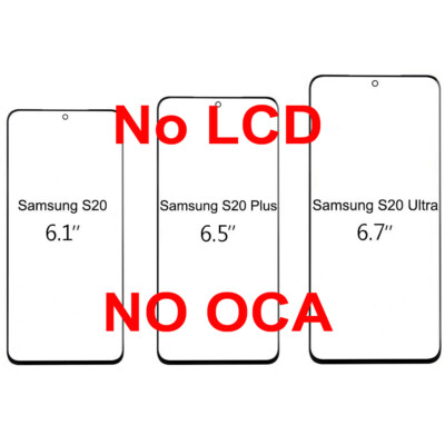 NEW Front Outer Glass Lens Screen For Samsung Galaxy S20 / S20+ /S20U ...