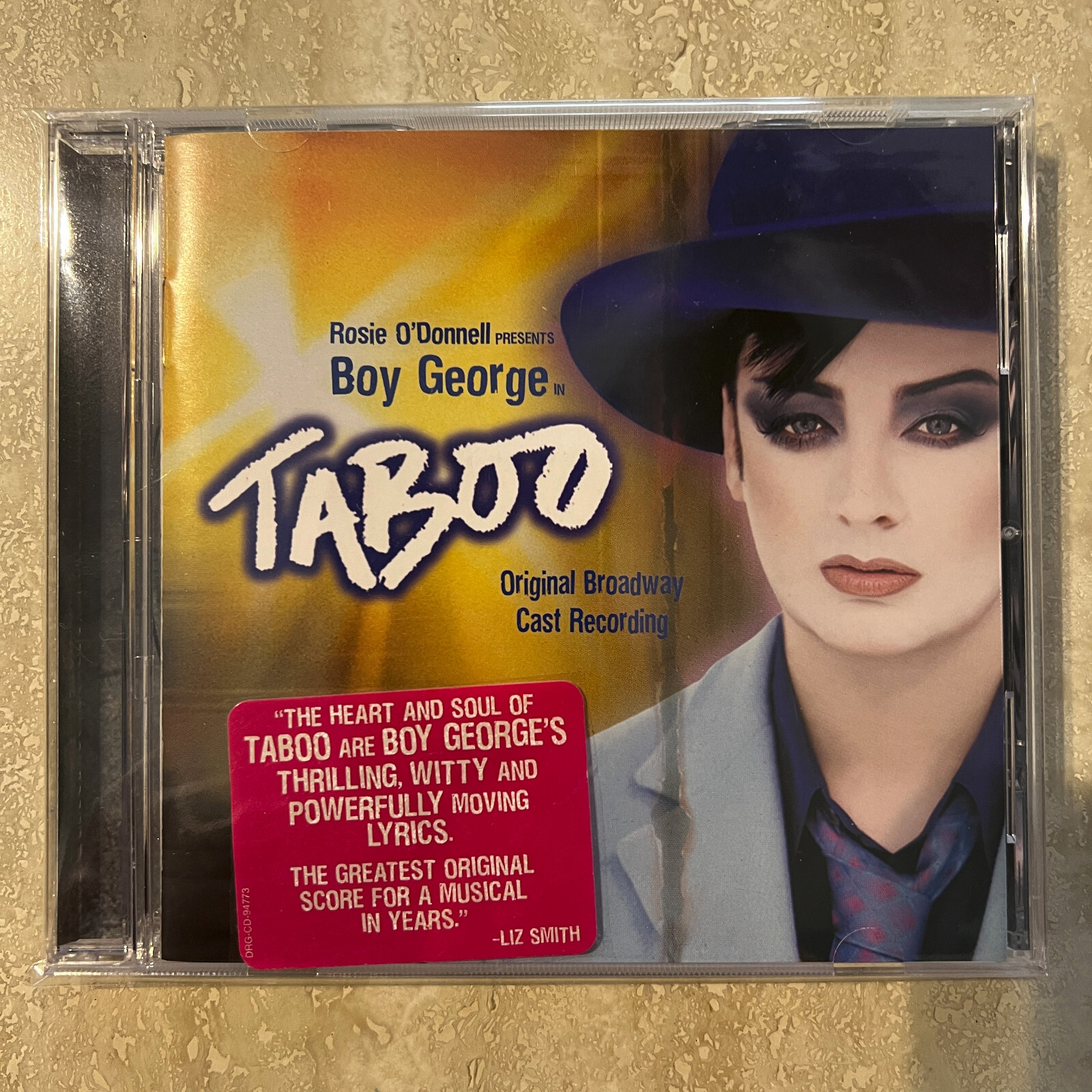 CD TABOO Boy George Original Broadway Cast Recording 2004 DRG Records ...
