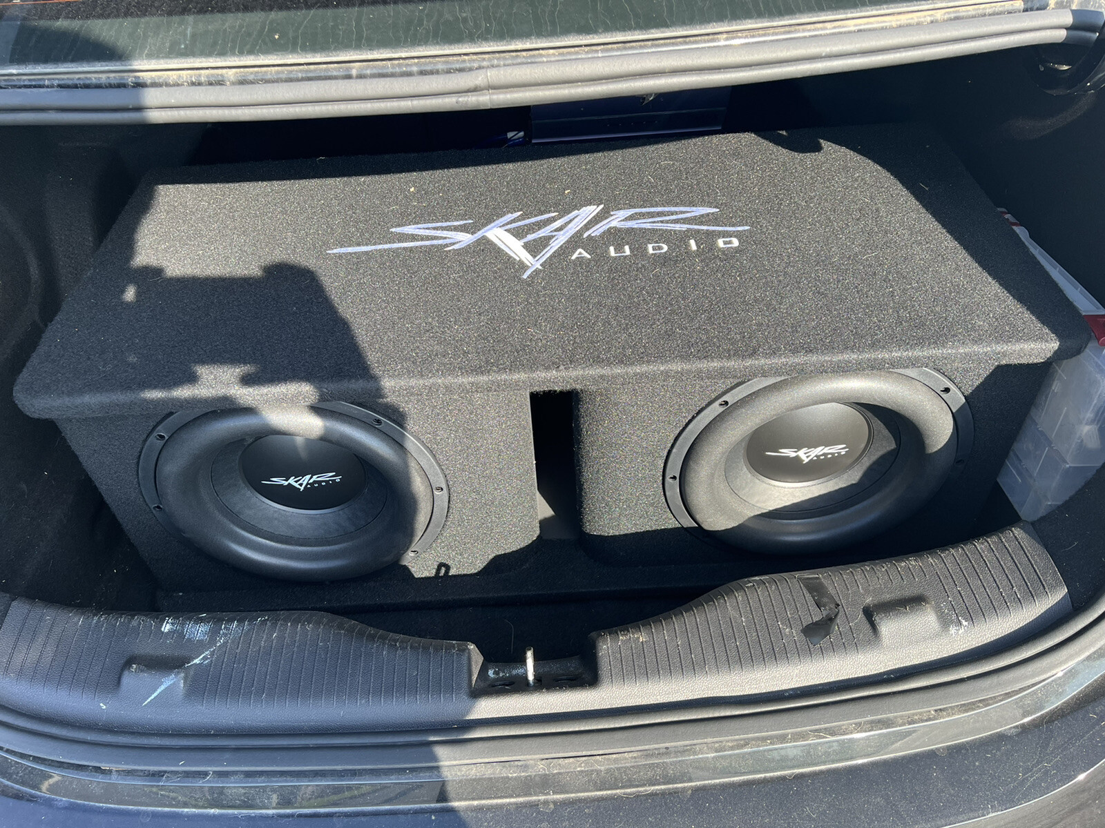 Skar Sdr 2 12 Inch Ported Box With Amp And Audio Control For Factory ...