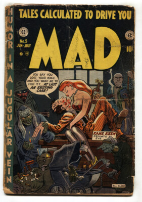 MAD #5-1953-EC COMICS-HARVEY KURTZMAN-WALLY WOOD-COMIC BOOK | eBay