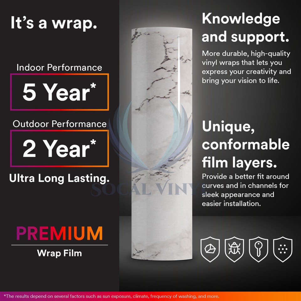 Gloss Marble Granite Vinyl Wrap Sticker Wallpaper Kitchen Home Counter ...