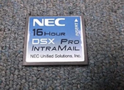 NEC DSX 40 80 160 1091051 Intramail 4 Port 16 Hour PRO Flash Voice Mail ...