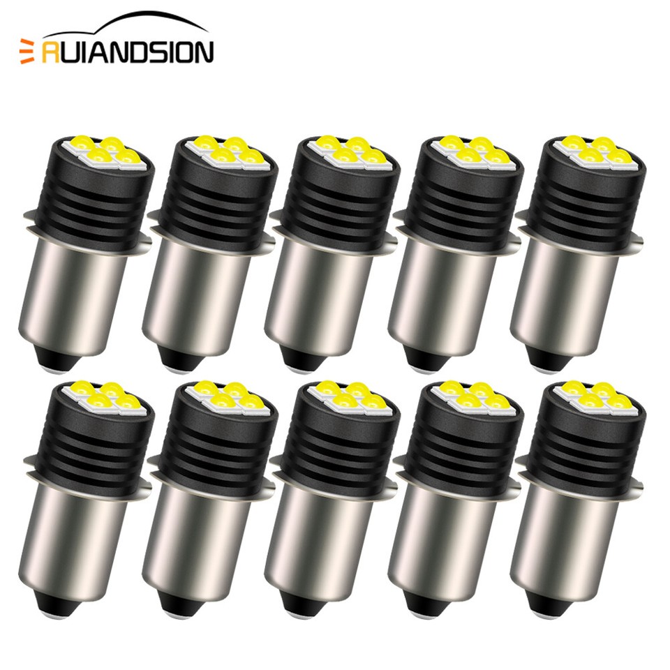 Upgrade 3V P13.5S PR2 PR3 LED Flashlight Torch Head Lamp Lantern Bulb ...