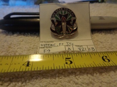 MEDDAC Ft Dix V21 Unit Crest, DI, DUI (DRAW#98) | eBay