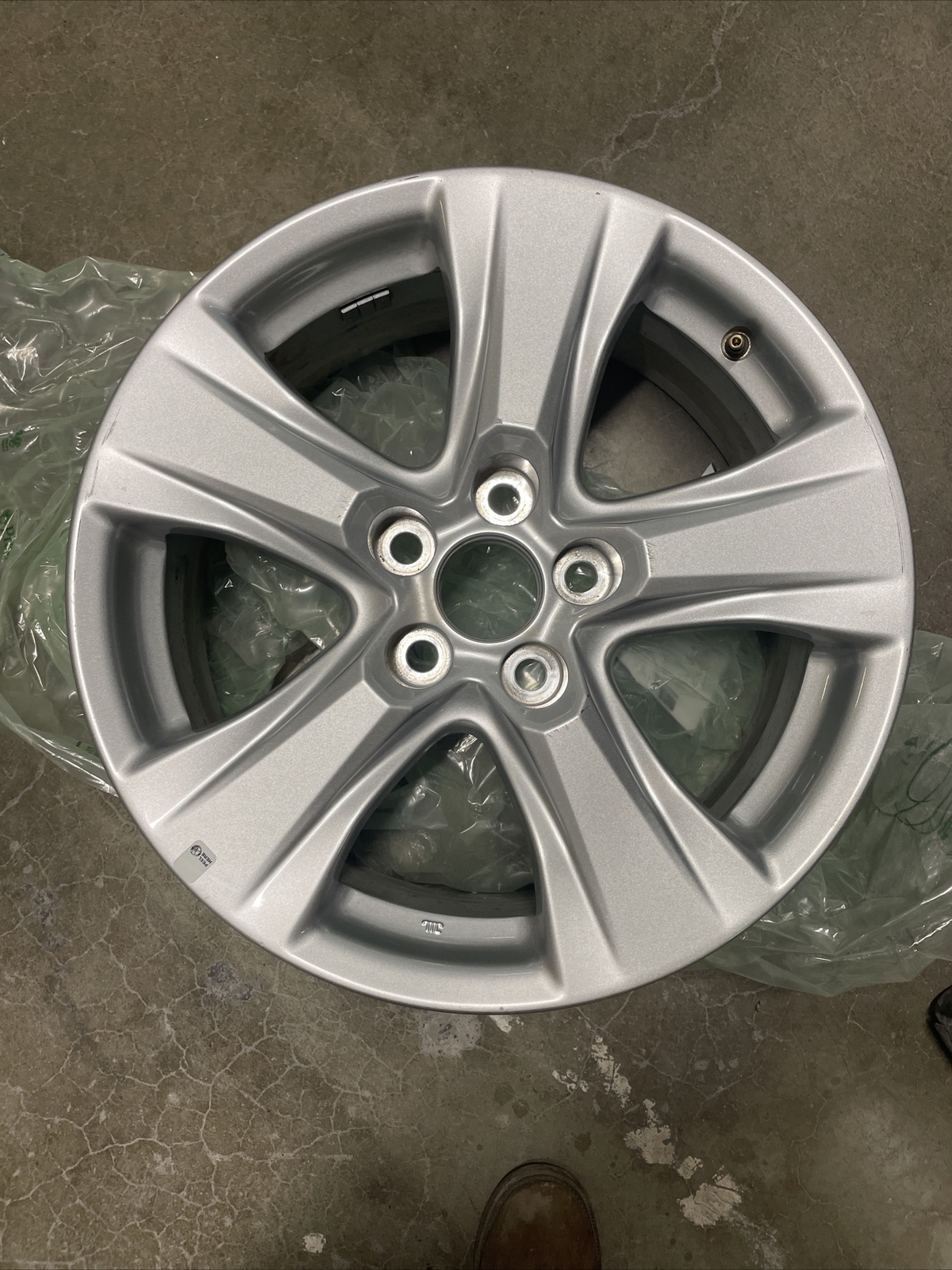 2021 Toyota RAV4 17x7 One Piece Cast Alloy 5 Spoke Wheel | 35 Offset ...