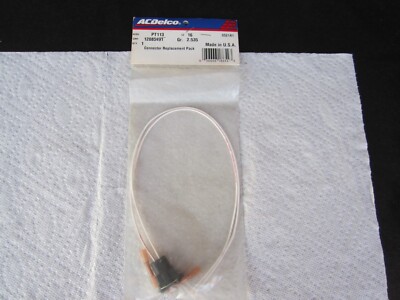 ACDelco PT113 Fuel Injector Connector Part# 12085491 (1992-1999 Buick ...