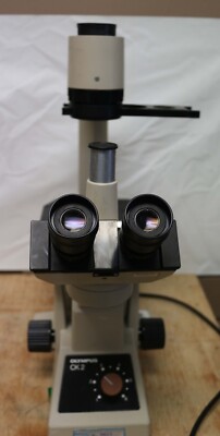 Olympus CK2 Phase Contrast Microscope,4/10/20/40x Objective,CWHK 10x20L ...