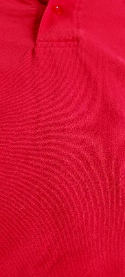 2 CVS RED Mens XL Shirt Employee Uniform Polo White Heart Logo Short ...