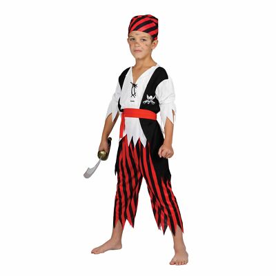 Childrens Shipwreck Pirate Fancy Dress Up Party Halloween Costume ...