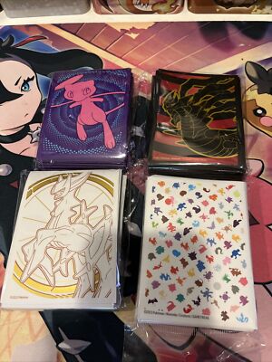 Pokemon TCG Lot Of 4 Different Card Sleeves (65 Sleeves Each) | eBay