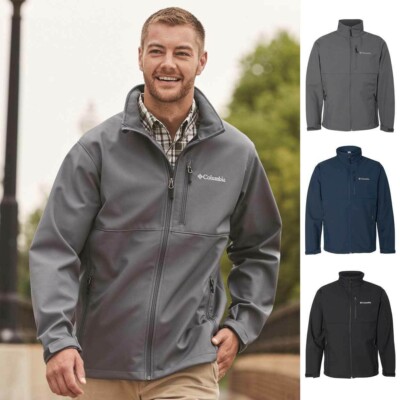 Columbia Ascender Softshell Wind and Water Resistant Mens Jacket ...