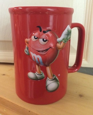 Red M&M's 3D Coffee Mugs M&M's World 2006 Mars Inc | eBay