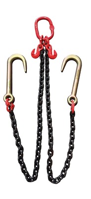 8mm Chain Winch Brothers With J Hooks - 2 Leg Chain - Winch Assist ...
