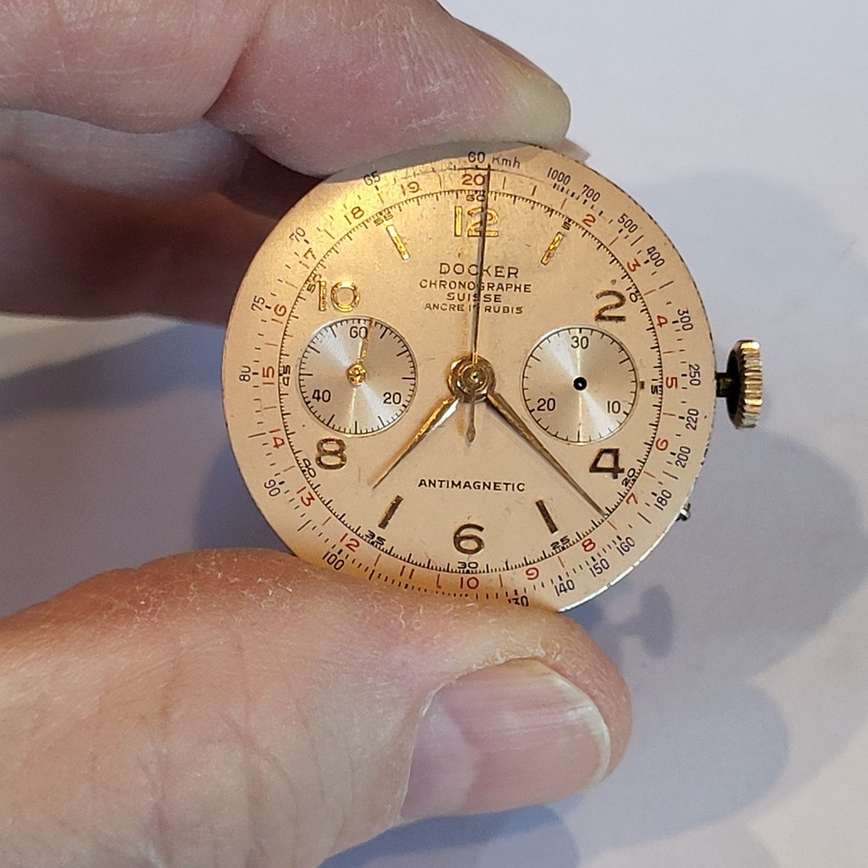 N94 1950’s LANDERON 48 CHRONOGRAPH MOVEMENT DIAL HANDS! | eBay