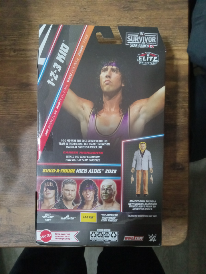 WWE WWF WCW Elite 123 Kid Survivor Series figure | eBay