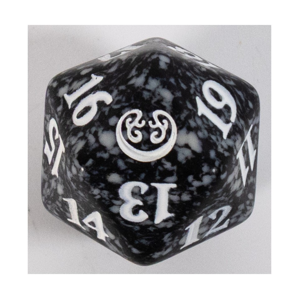 WOTC MTG Spindown d20 Life Counters Kaladesh - Black w/White NM | eBay