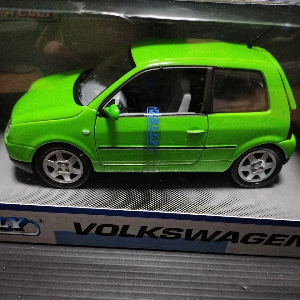WELLY 1/24 Volkswagen LUPO Miniature Car Lupo Green Welly | eBay