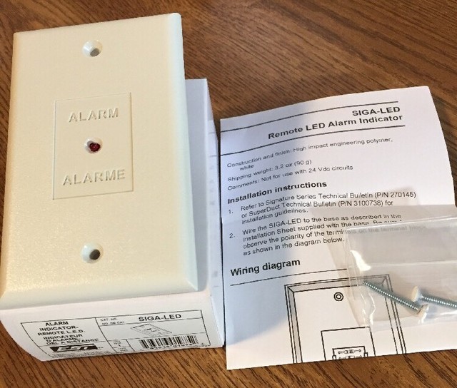 3 X Est Edwards Systems Siga-led Remote Fire Alarm LED Indicator for ...