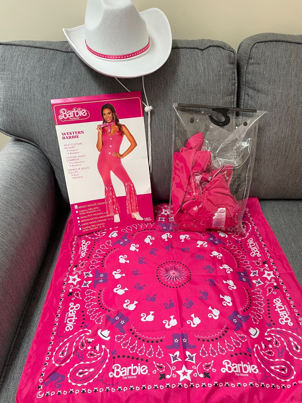 Barbie the Movie Western Barbie Adult Size Large Cost… - Gem