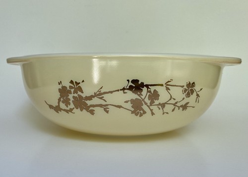 Vintage Pyrex Golden Branch Leaf Casserole Dish 2 Quart Qt 024 No Lid ...