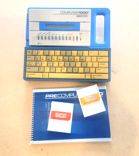 VTech PreComputer 1000 Educational Electronic Learning Toy 2 Cartridges ...