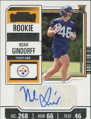 2023 Panini Contenders - Noah Gindorff #279 Rookie Ticket (AU, RC) | eBay