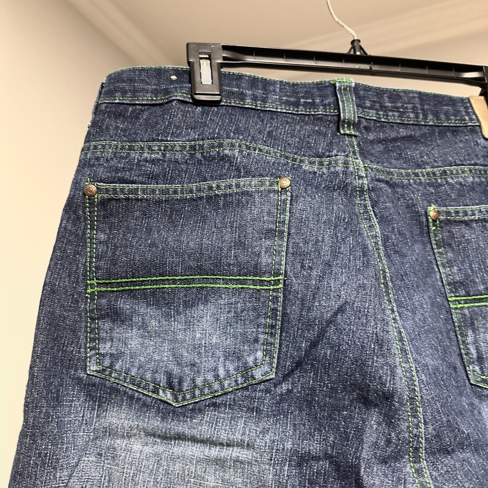 Vintage Y2K Roadblock Dark Wash Faded Denim Shorts Men’s Size 34 Jorts ...