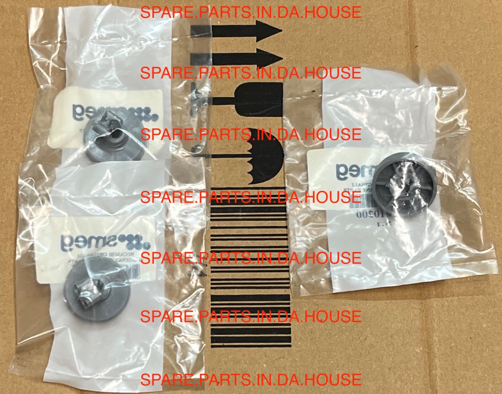 3 x Smeg Dishwasher Lower Bottom Basket Wheel DWAFI314 DWAFI315PO ...