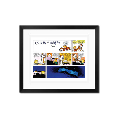 Calvin and Hobbes Why Do We Dream When We Sleep 27x35 Poster Print 0803 ...