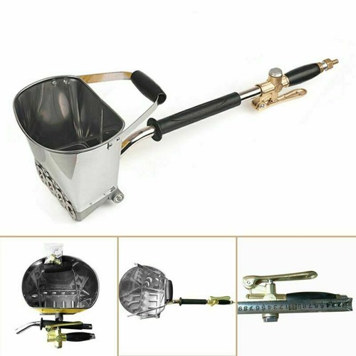 Cement Mortar Concrete Air Plaster Sprayer Hopper Wall Plastering Gun ...