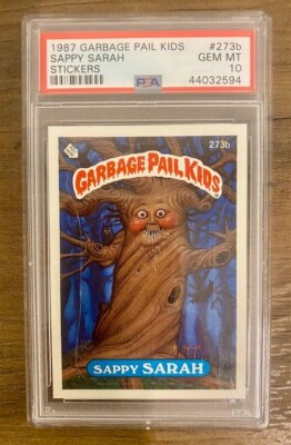 Rare GPK Original Series OS 7 PSA 10! Sappy Sarah! Garbage Pail Kids ...
