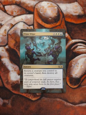 Magic the Gathering Time Wipe Hand Painted Unique Custom MTG Alter | eBay