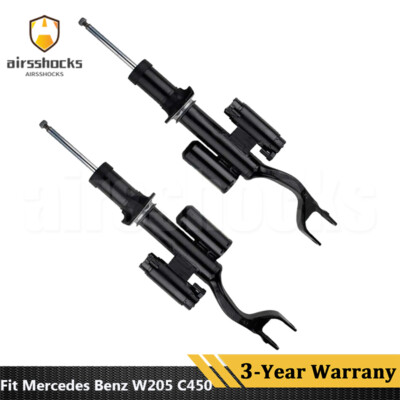 2X Fit Mercedes Benz W205 C450 C43 AMG 4Matic Front Shock Absorber ADS ...
