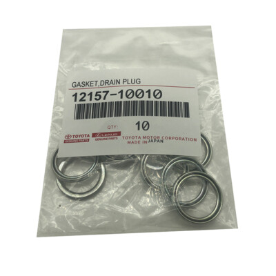 NEW GENUINE OEM TOYOTA LEXUS SCION DRAIN PLUG GASKET SET 10 X 12157 ...