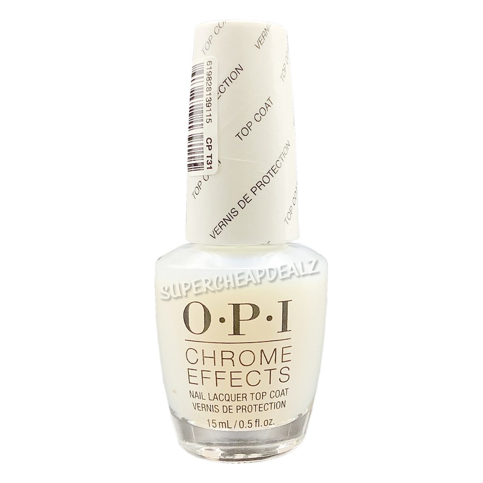 OPI Chrome Effects Nail Powder 3g / 0.1oz / Top Coats 0.5oz - ALL ...