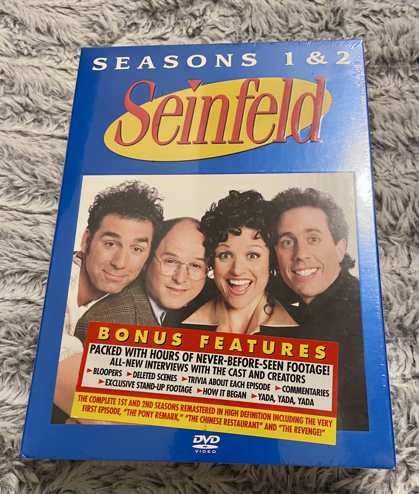 Seinfeld - Seasons 1 & 2 (DVD, 2004, 4-Disc Set) BRAND NEW SEALED ...