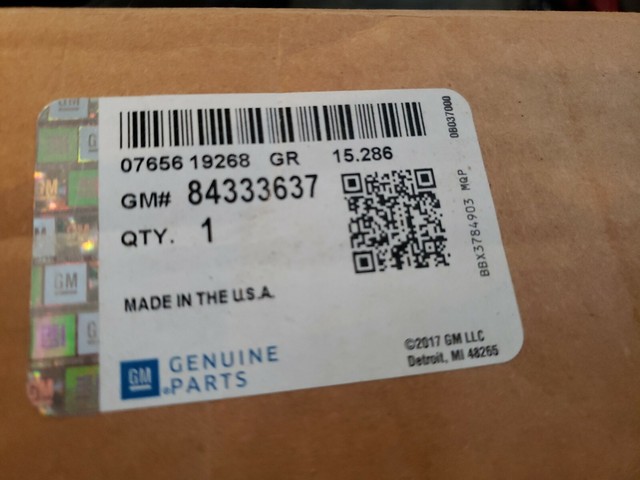 Genuine GM Floor Liners All-weather Rear Interlocking 84333637 for sale ...