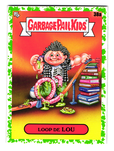 Loop De Lou 2024 Garbage Pail Kids Hot Wheels Parody Sticker SP Green | eBay
