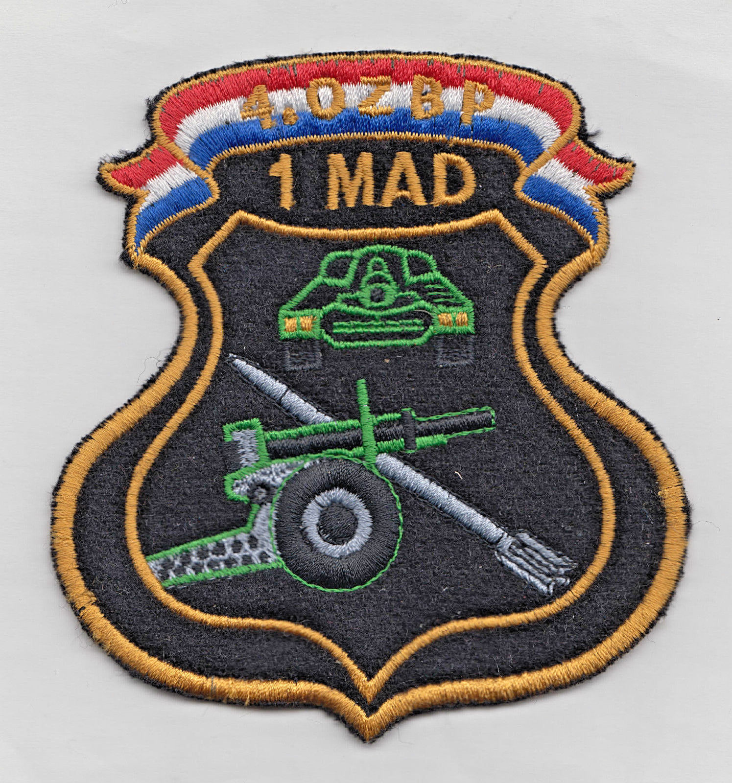 🔴CROATIA ARMY - HVO - 1st Mixed Artillery Division - embroidered sleeve ...