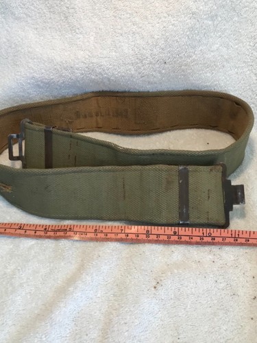 WW2 Canadian Army P-37 Web Combat Belt | eBay