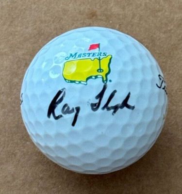 1976 MASTERS WINNER RAY FLOYD SIGNED MASTERS LOGO GOLF BALL PSA/DNA COA ...