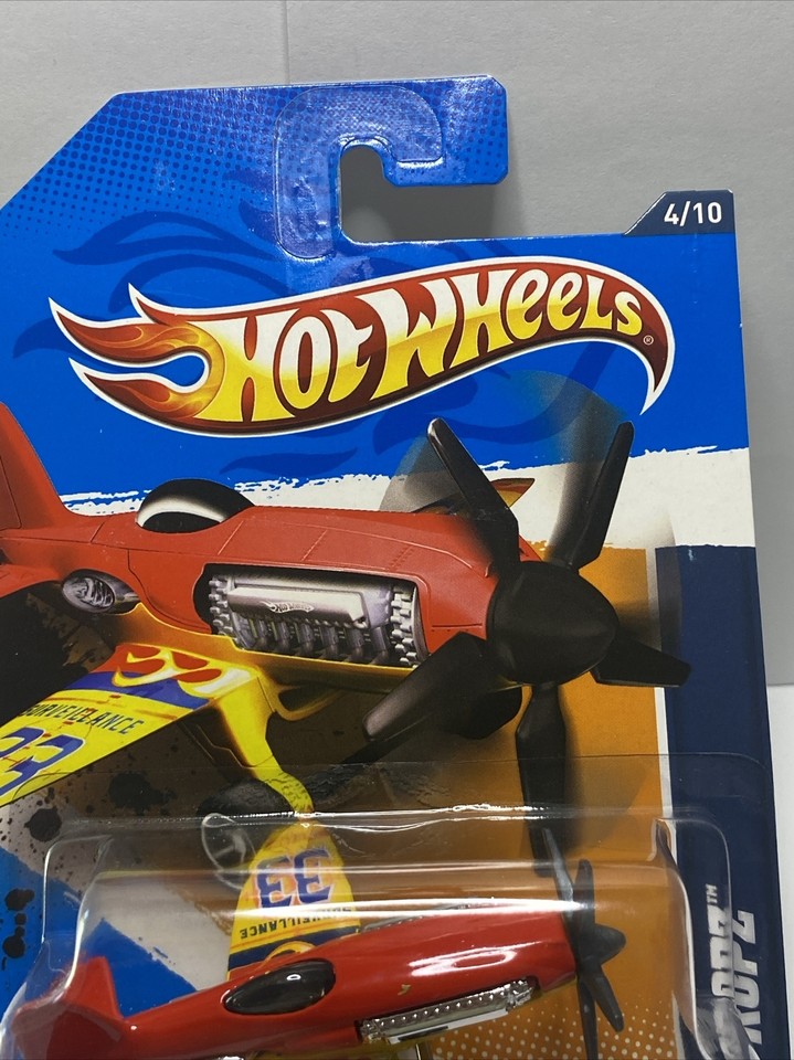 Hot Wheels Mad Propz. HW City Works '12. Red and Yellow Prop Plane. | eBay