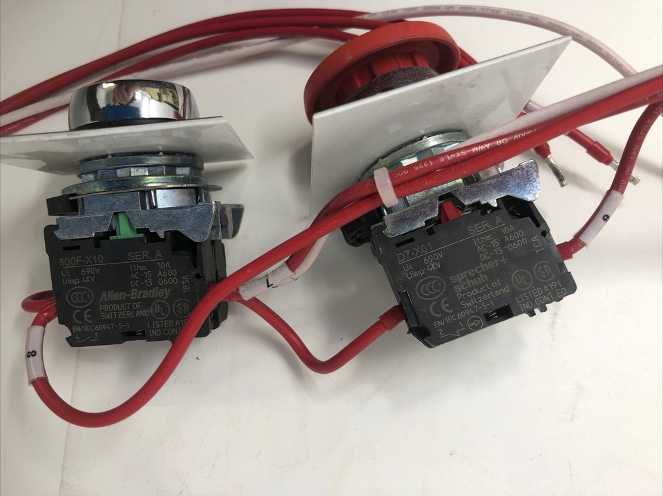 ALLEN BRADLEY AB START AND STOP SWITCHES 800F-X10 DY-X01 - NOS | eBay