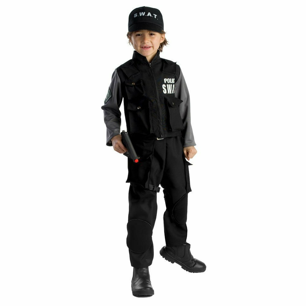 Swat Costume for Kids - Police S.W.A.T. Costume for Boys By Dress Up ...