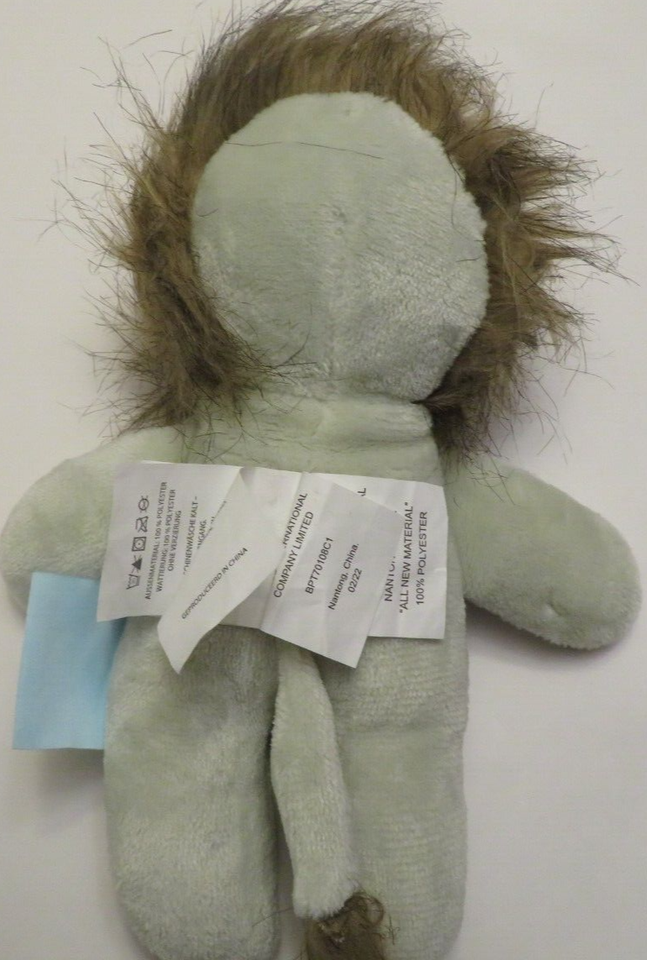 Max Studio Baby Lion Plush Soft Toy Gray Green 10" Excellent Condition ...