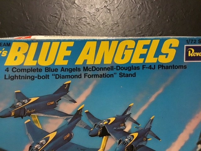 Revell Blue Angels US Navy F-42j Phantom Jets Aircraft 1 72scal 4 Model ...