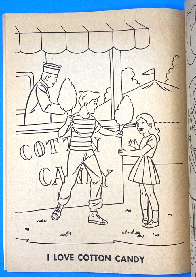 Coloring Book Color Circus Clowns Animals Playmore 1973 Vintage | eBay