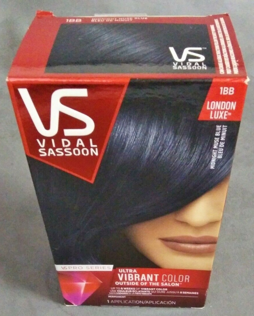Midnight Blue Hair Dye Vidal Sassoon